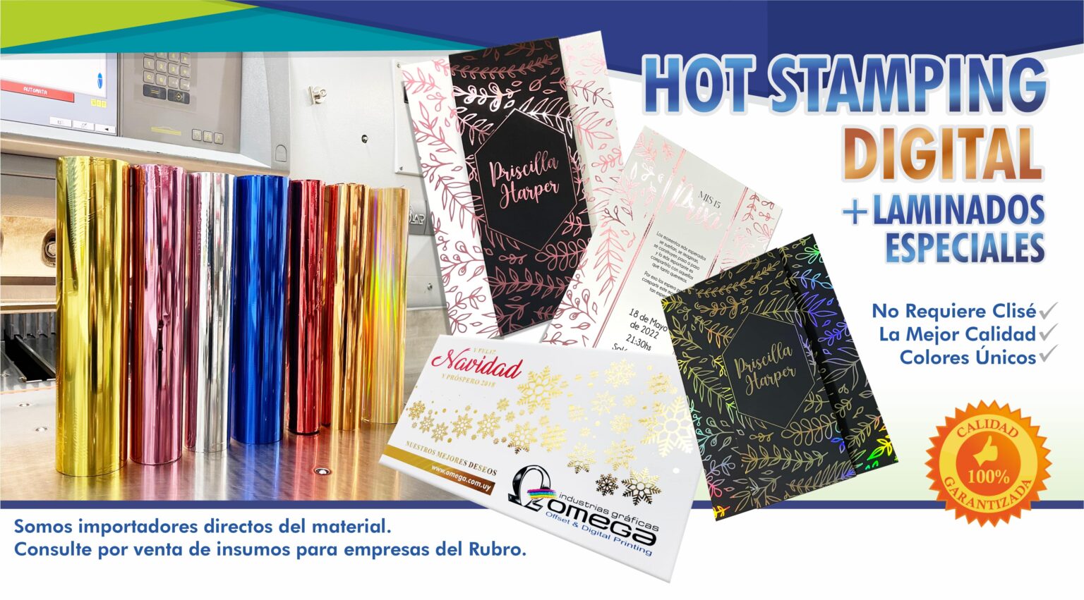 Hot Stamping Digital - Imprenta Omega | Industrias Gráficas