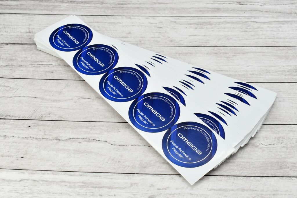Stickers - Etiquetas 5 cm diámetro (papel adhesivo regular) - Imprenta ...